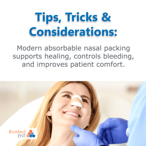 PE: Nasal Packing Options - BioMed ENT